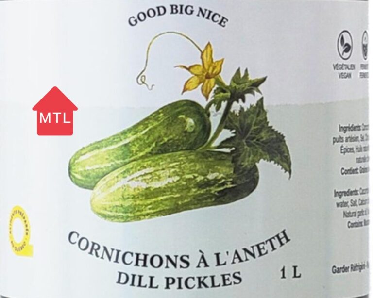 Cornichons à l'aneth (1L) - sans vinaigre - BocoBoco